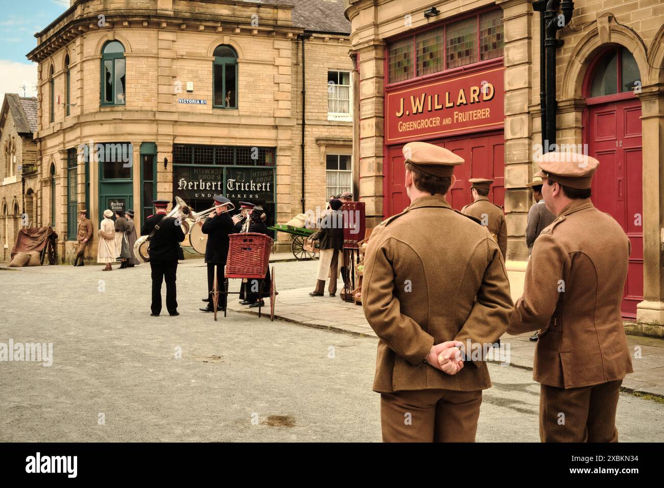 Saltaire village is transformed by the filming of Alan Bennett's The ...
