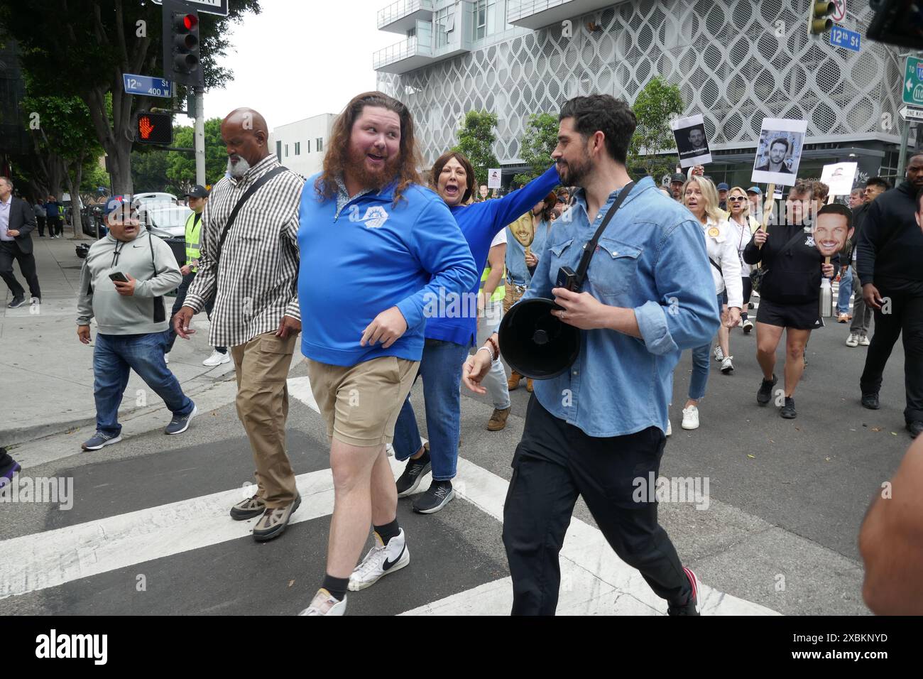 Los Angeles, California, USA 12th June 2024 Grant Wactor and Micah ...