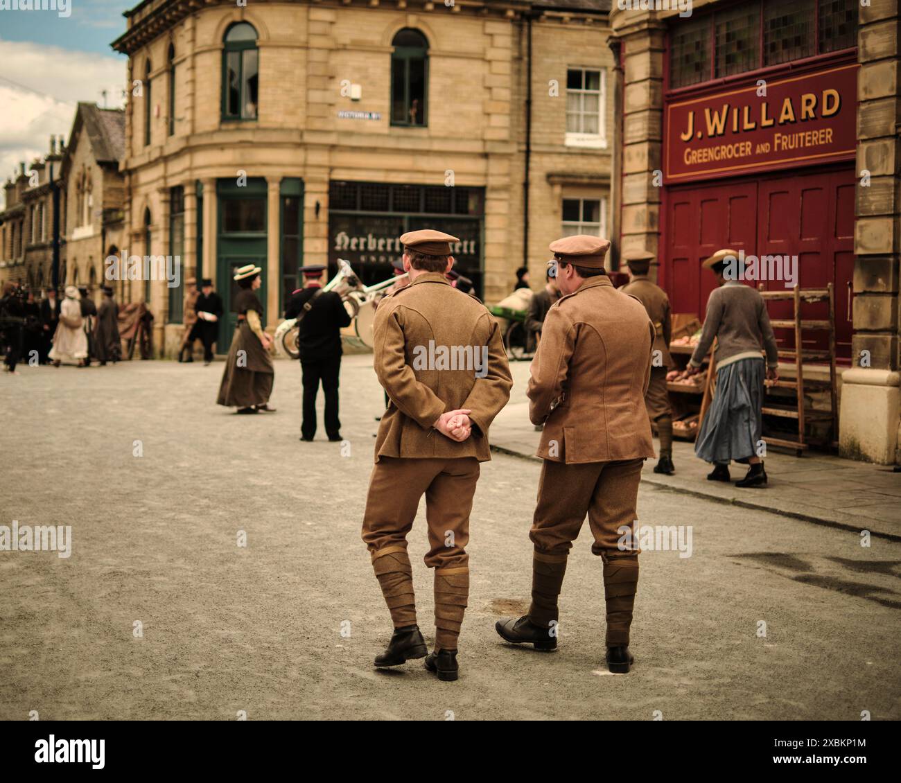 Saltaire village is transformed by the filming of Alan Bennett's The ...
