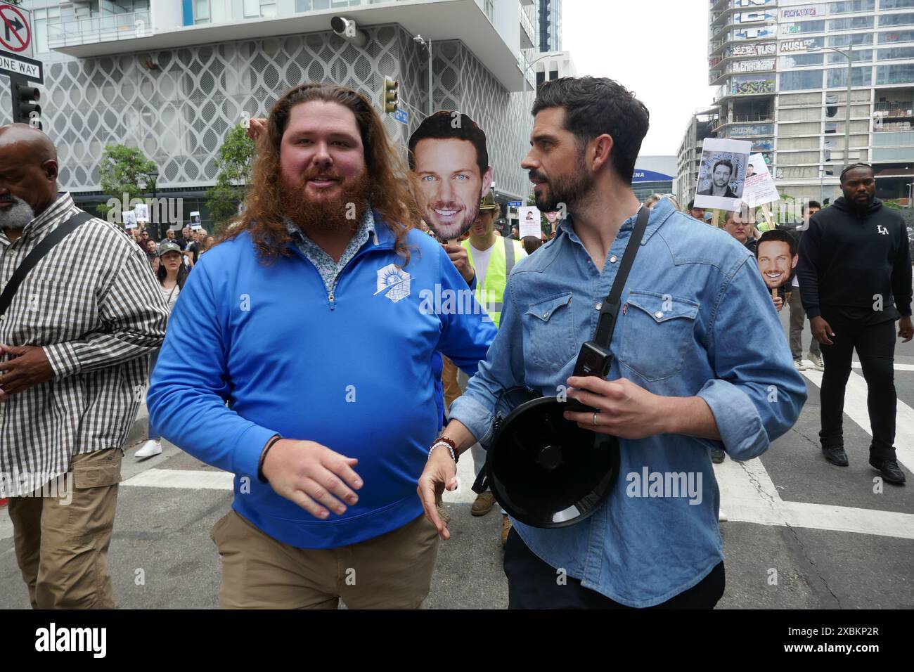 Los Angeles, California, USA 12th June 2024 Grant Wactor and Micah ...