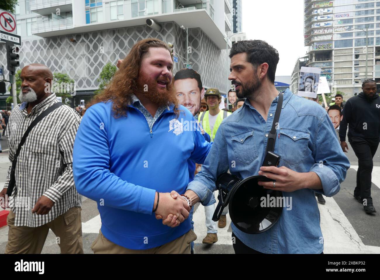 Los Angeles, California, USA 12th June 2024 Grant Wactor and Micah ...