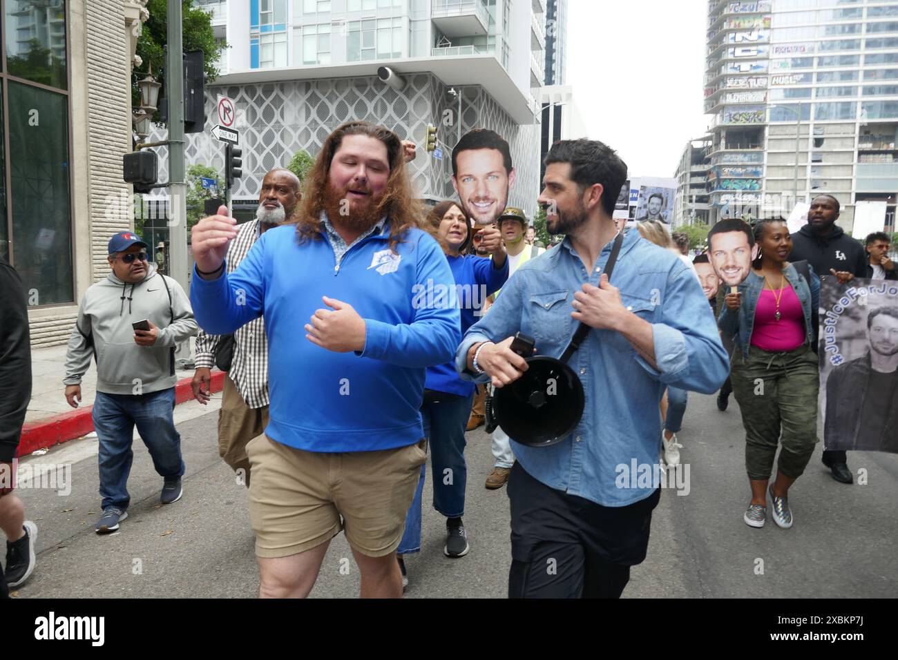 Los Angeles, California, USA 12th June 2024 Grant Wactor and Micah ...