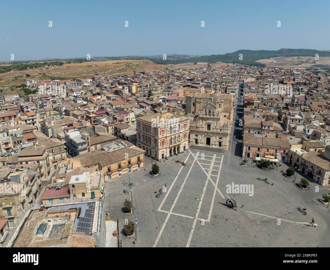 Hexagonal Town In Italy