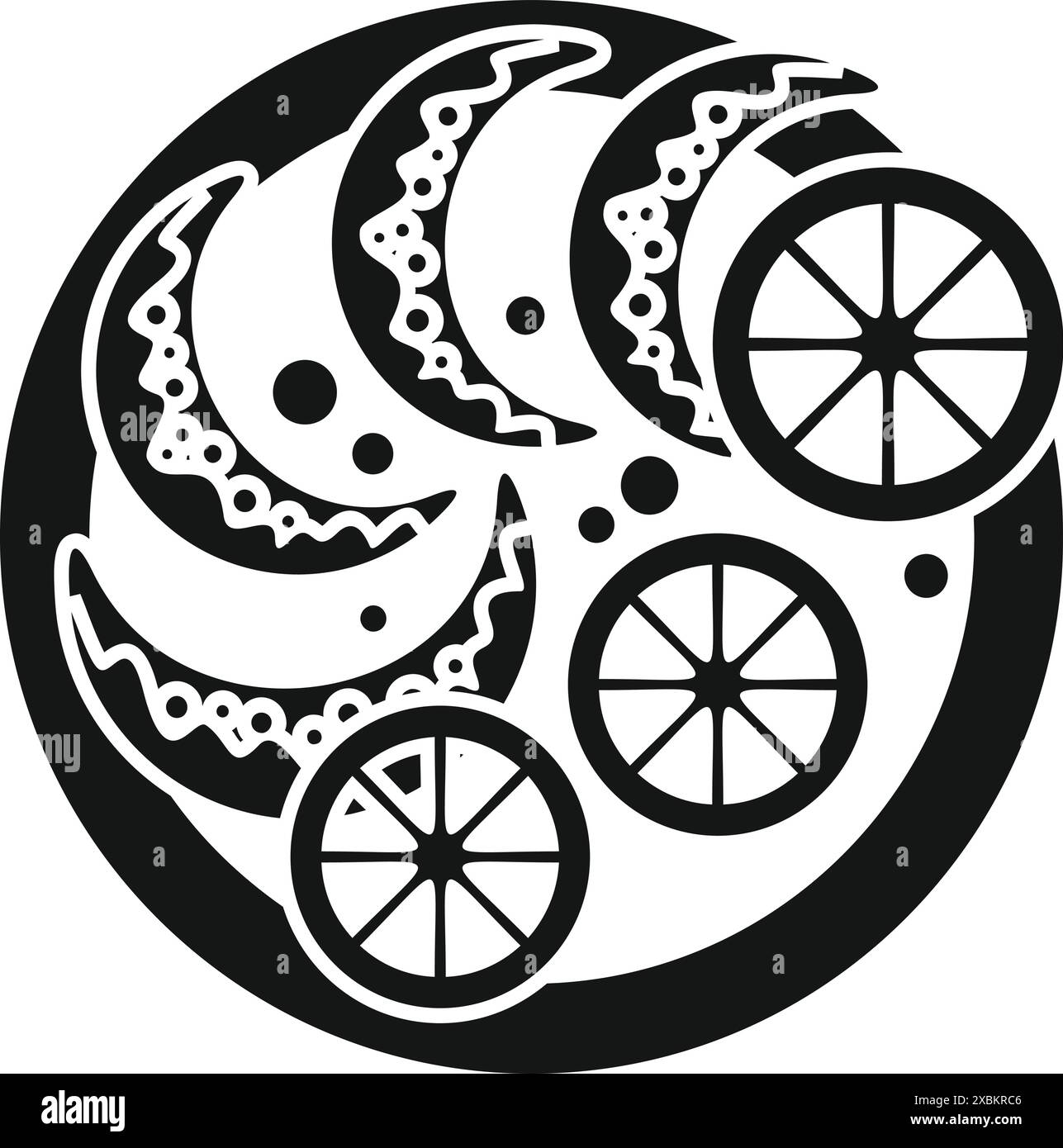 Icon depicting a traditional turkish dessert, kunefe, made with thin ...