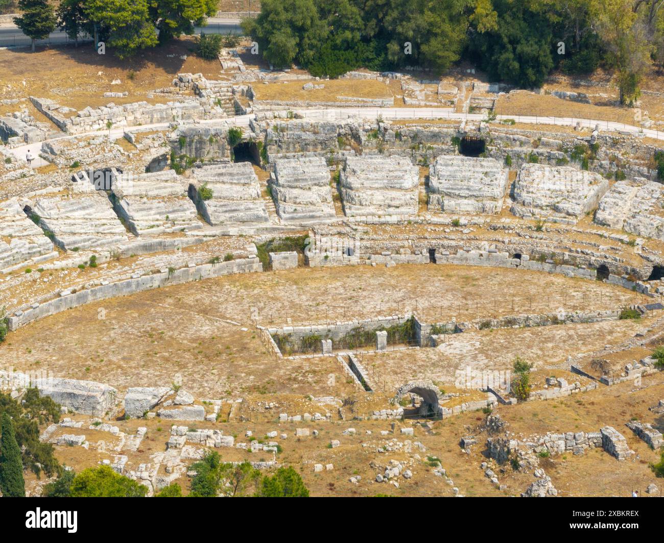 The Roman Amphitheater of Syracuse is one of the most representative ...