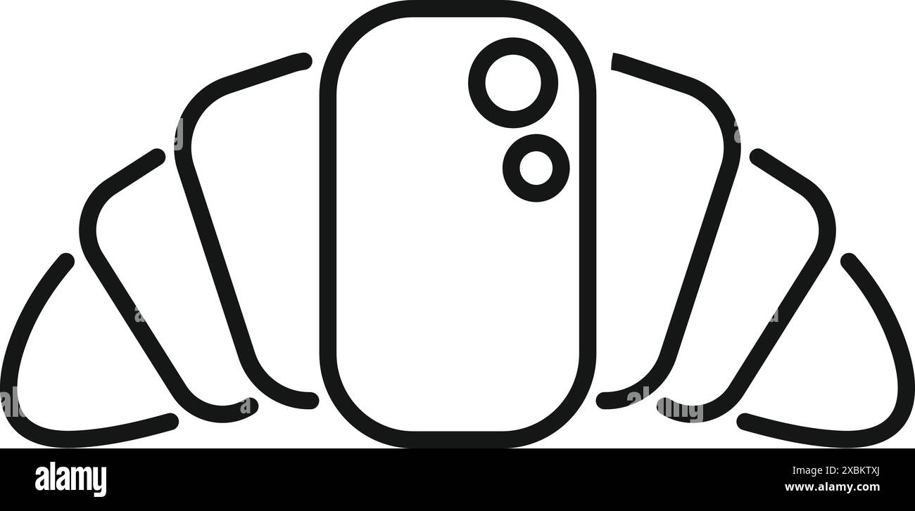 This simple line art logo is perfect for representing a bakery, cafe ...