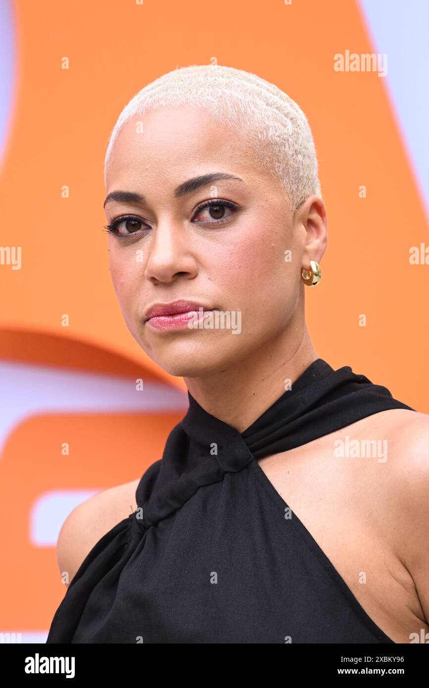 London, UK. 12 June 2024. Cush Jumbo attending the Royal Academy Of Arts Summer Exhibition ...