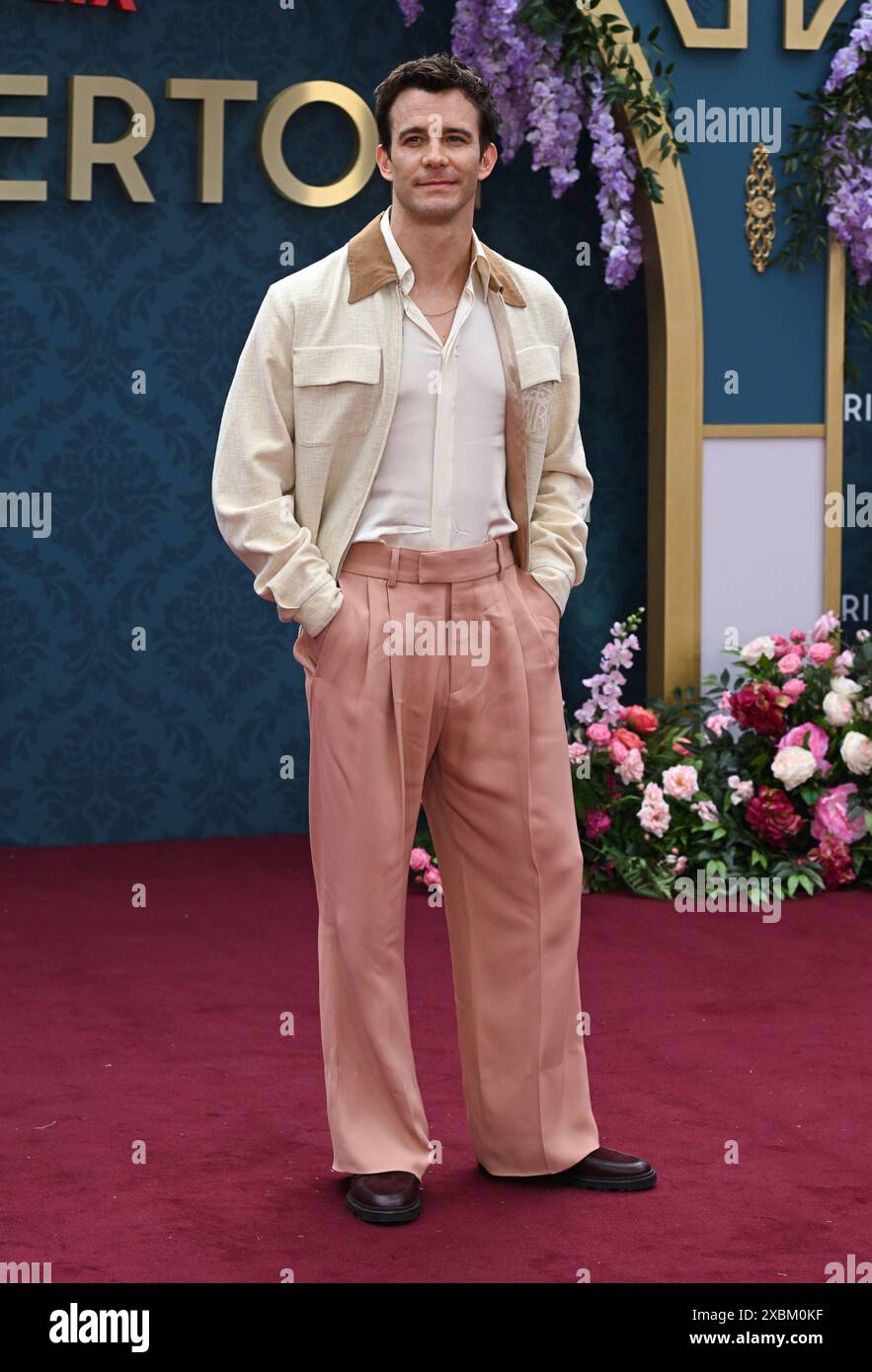 London, UK. June 12th, 2024. Luke Thompson arriving at the London ...