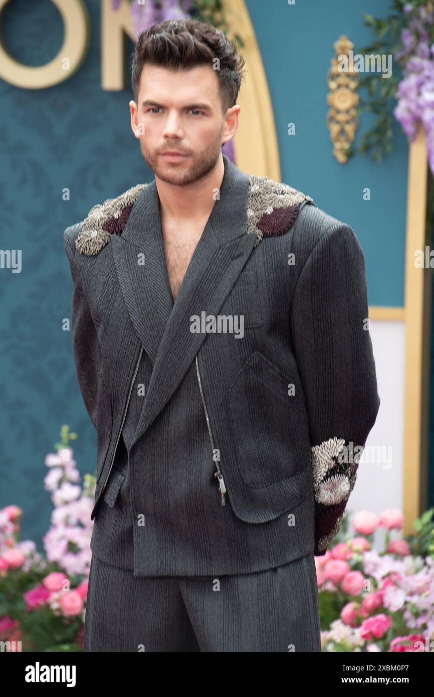 London, UK. 12 Jun, 2024. Pictured: Luke Newton attends The Bridgerton ...
