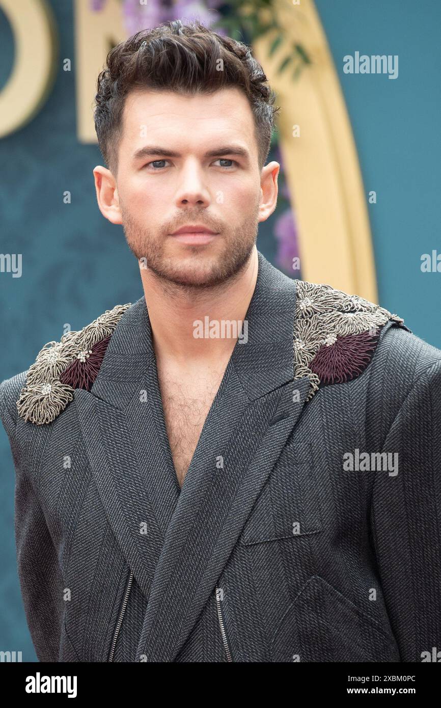 London, UK. 12 Jun, 2024. Pictured: Luke Newton attends The Bridgerton ...