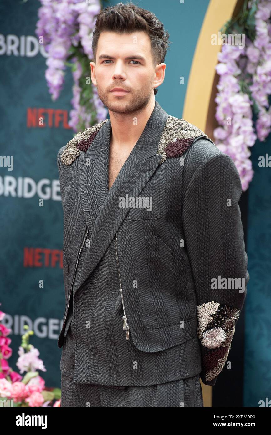 London, UK. 12 Jun, 2024. Pictured: Luke Newton attends The Bridgerton ...