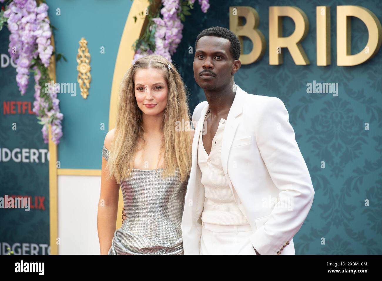 London, UK. 12 Jun, 2024. Pictured: (L-R) - Hannah Dodd, Victor Alli ...