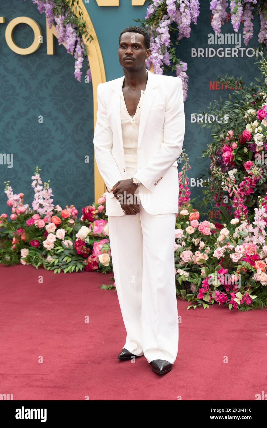 London, UK. 12 Jun, 2024. Pictured: Victor Alli attends The Bridgerton ...