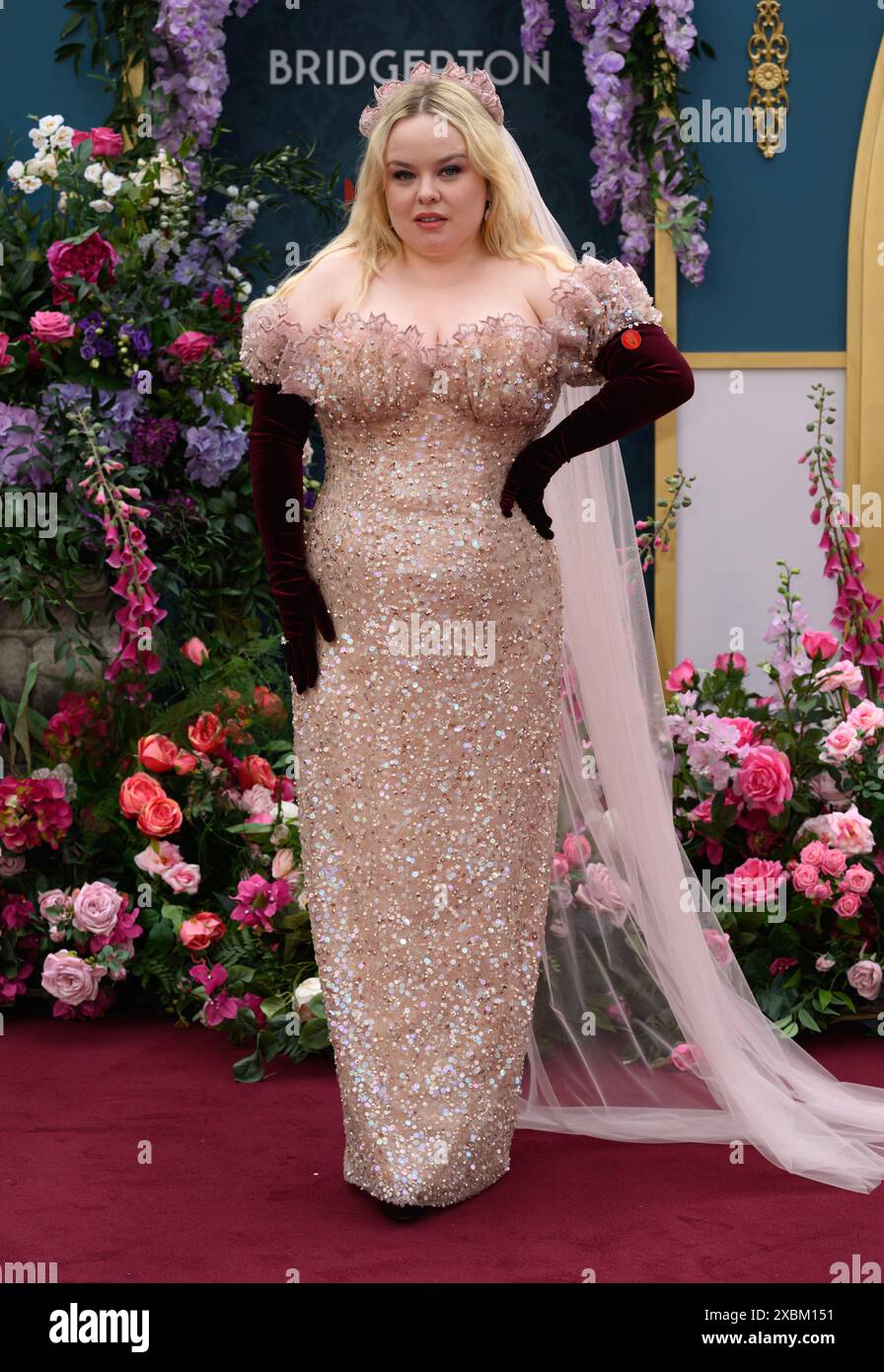 London, UK. June 12th, 2024. Nicola Coughlan arriving at the London ...