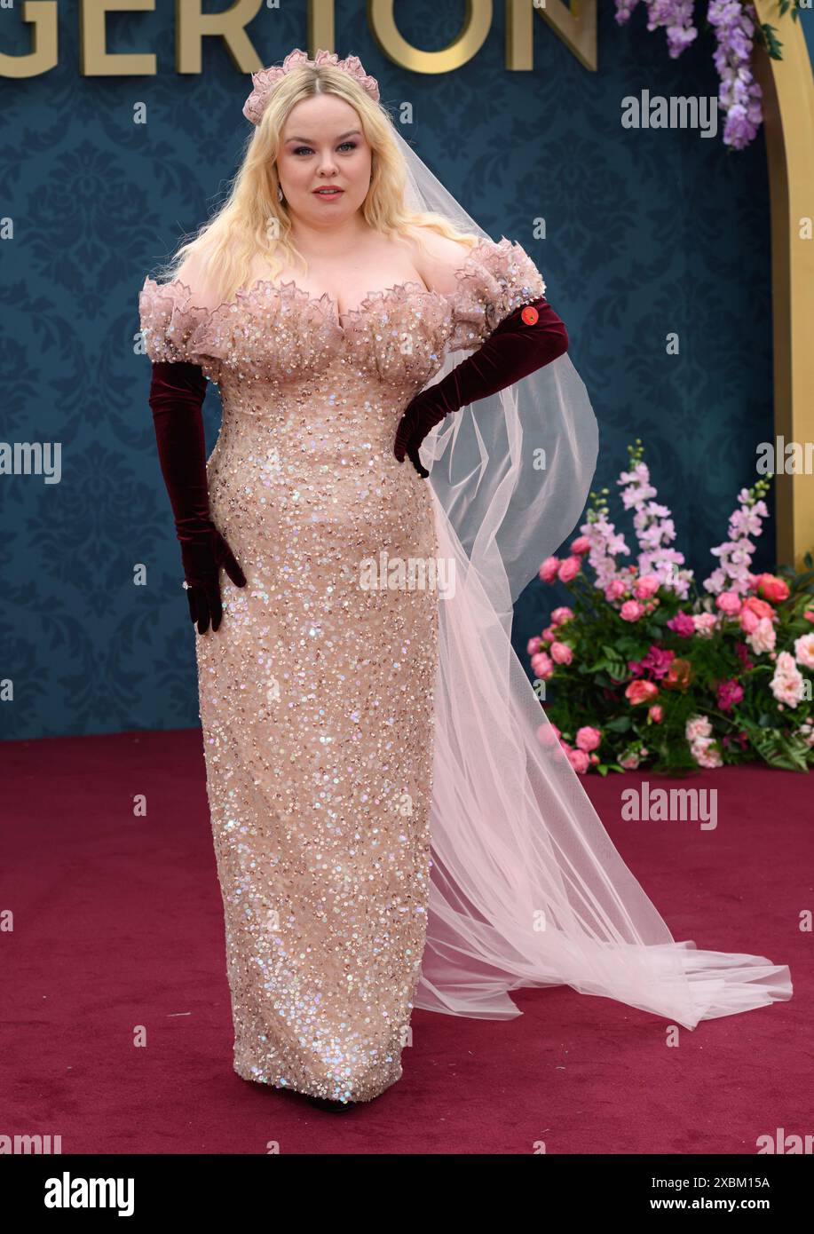 London, UK. June 12th, 2024. Nicola Coughlan arriving at the London ...