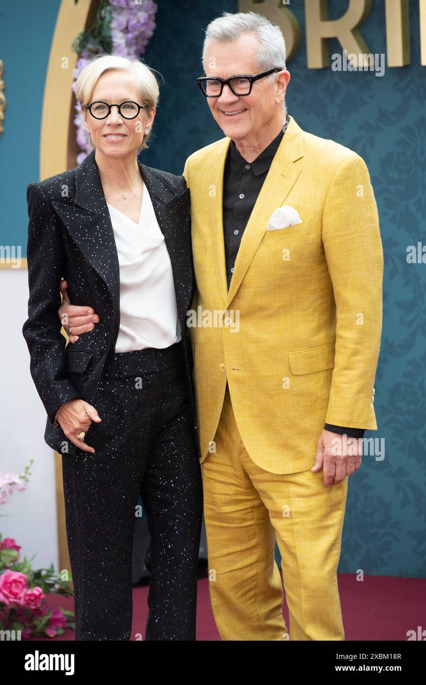 London, UK. 12 Jun, 2024. Pictured: Producer Betsy Beers, husband Bruce ...