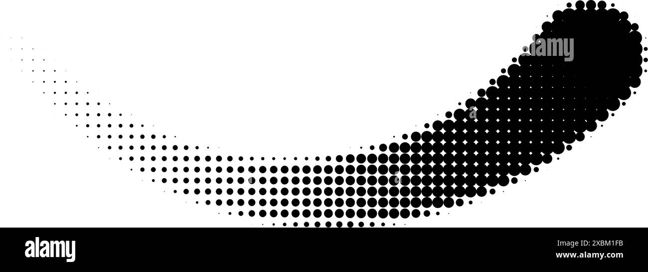 halftone curved line pattern. gradient halftone dots backgrounds ...