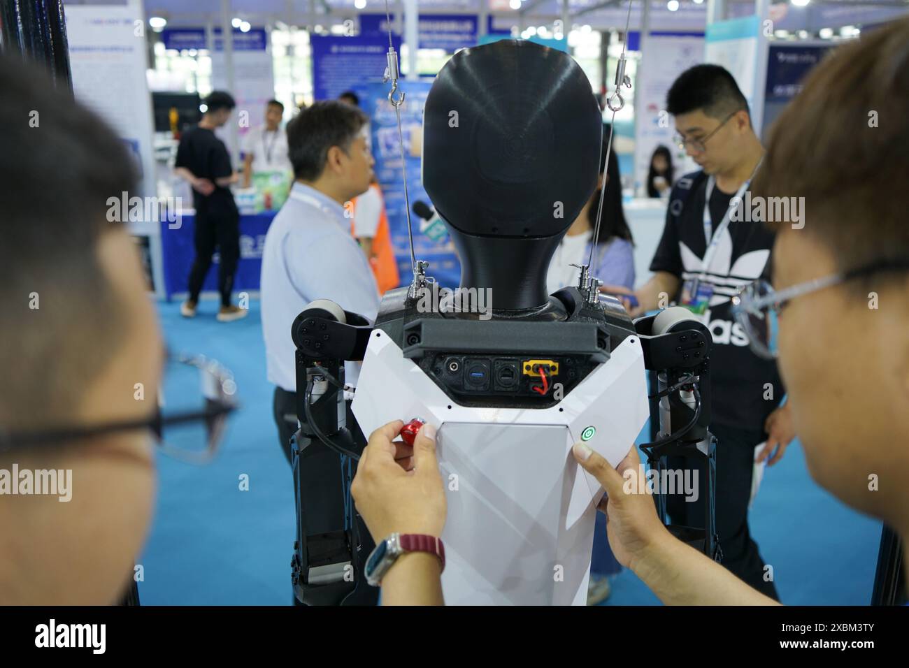 SHANGHAI, CHINA - JUNE 12, 2024 - Visitors visit artificial ...