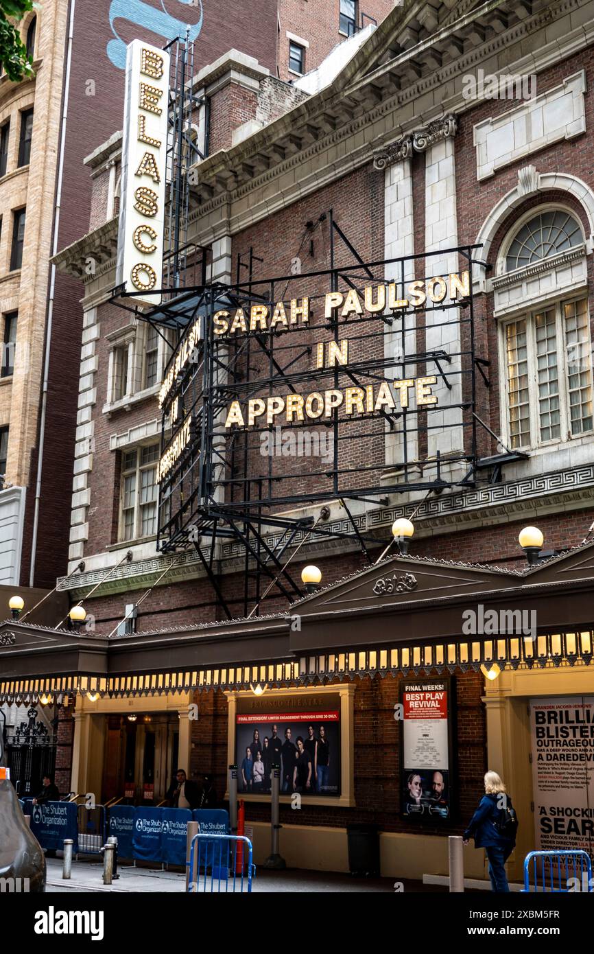 "Sarah Paulson in Appropriate" at the Belasco Theatre on Broadway, New ...