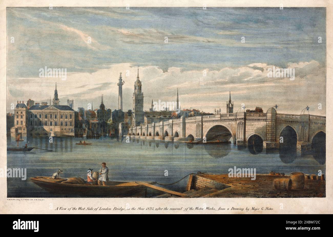 Watercolour lithograph hi-res stock photography and images - Alamy