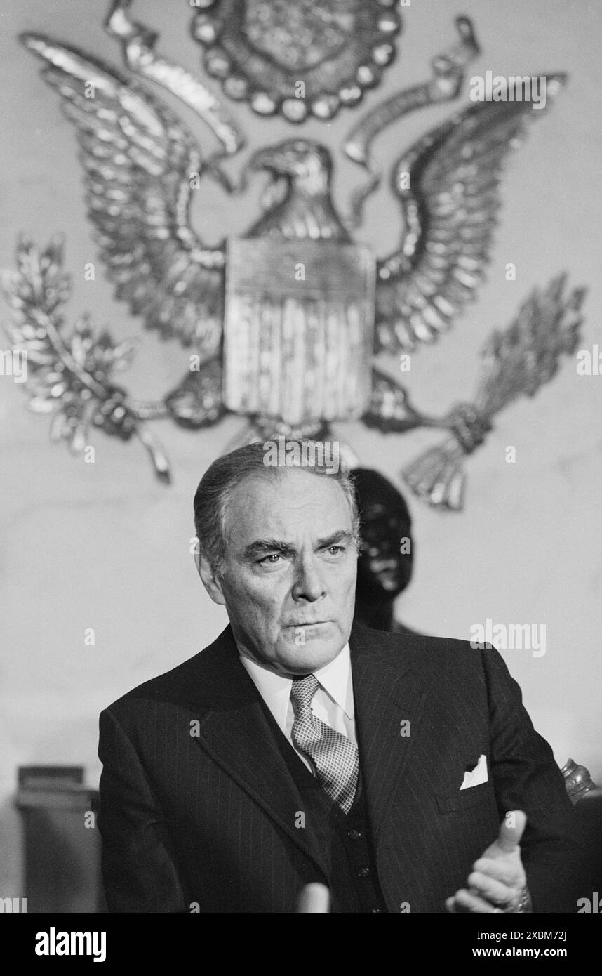 U.S. Secretary of State Alexander Haig, half-length portrait, seated ...