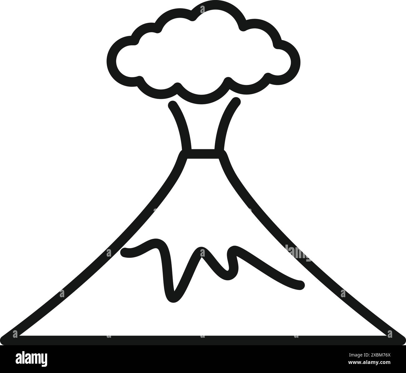 Fiery mountain landscape drawing hi-res stock photography and images ...