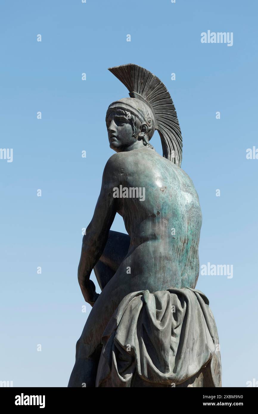 Theseus athens statue hi-res stock photography and images - Alamy