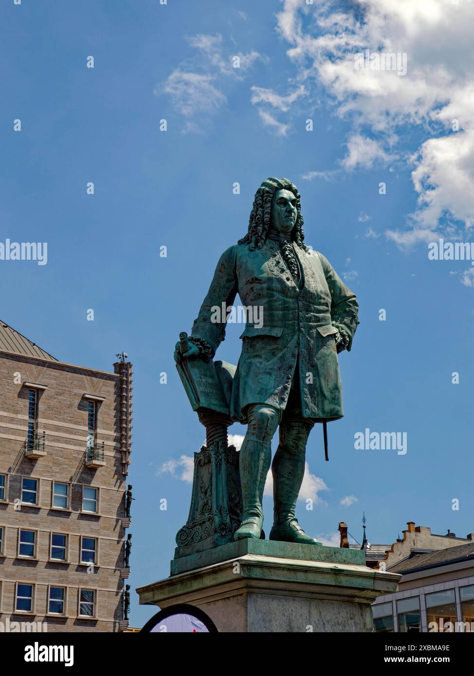 Handel monument by sculptor Hermann Heidel in honour of the Baroque ...