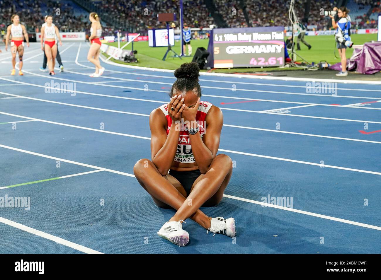 Rome, Italy. 12th June, 2024. Rome, Italy, June 12th 2024: Sarah Atcho ...