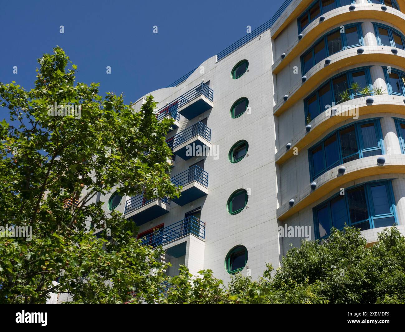 Residential building round windows hi-res stock photography and images ...