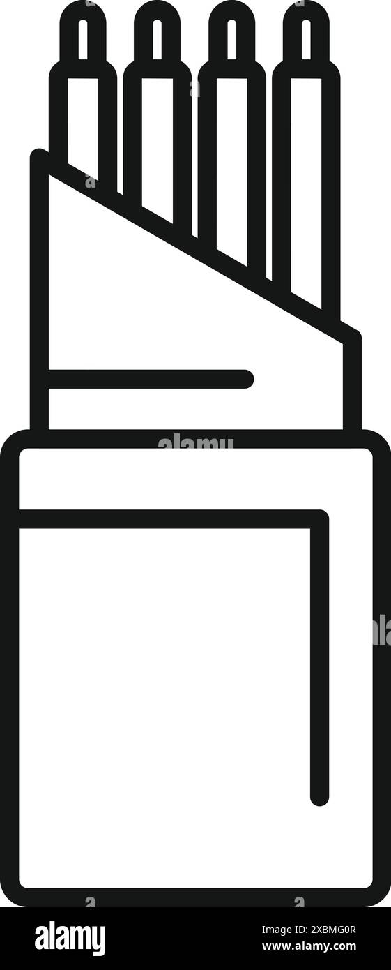 Line drawing of fiber optic cable showing wires coming out of ...