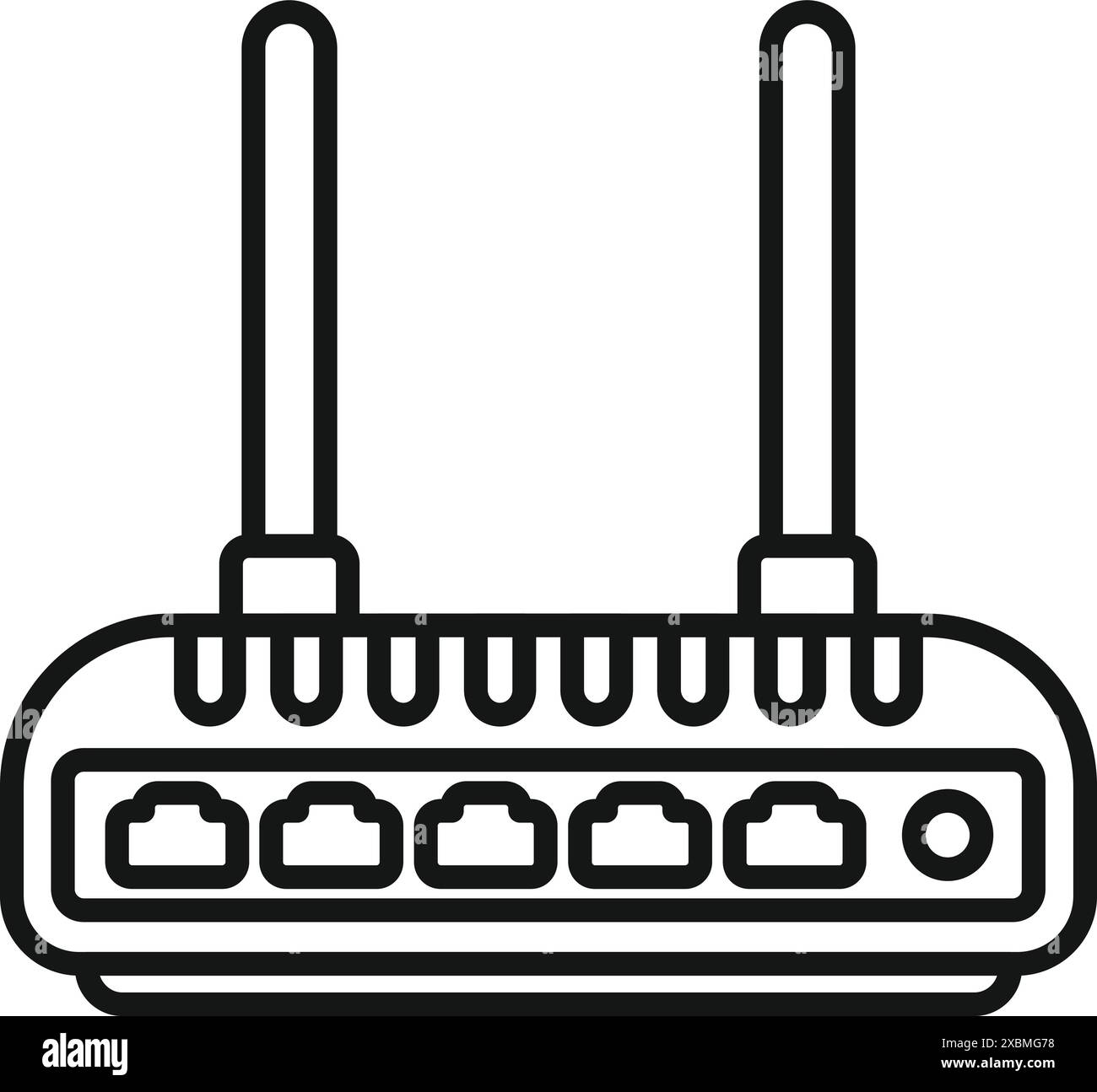 Broadband router home Black and White Stock Photos & Images - Alamy