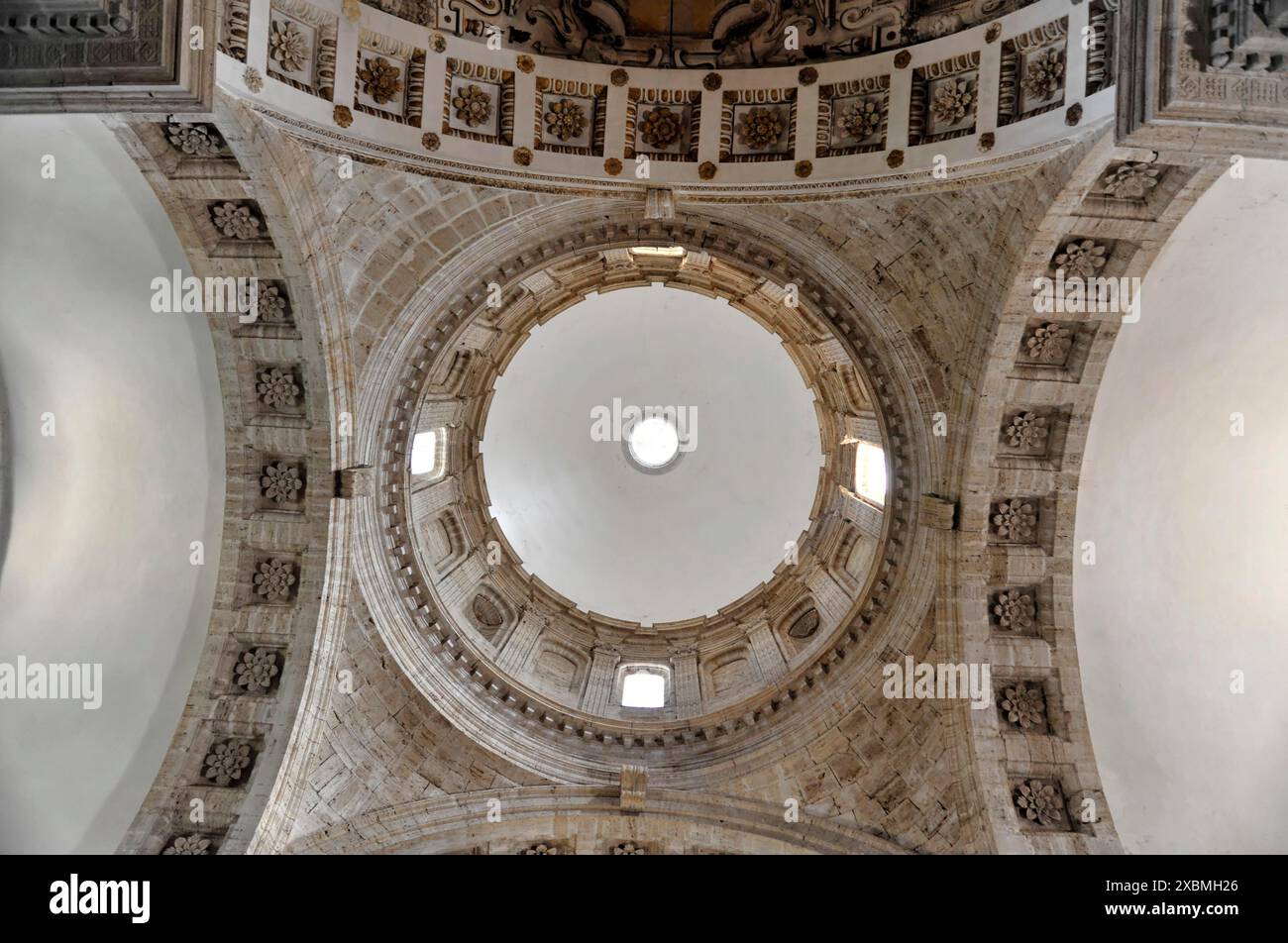 Interior view, pilgrimage church, Renaissance church of San Biagio ...