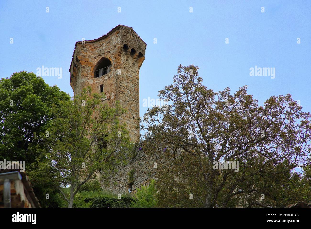 Historic Tour Pentagonale built in 1359, tower, pentagonal, Castellane ...