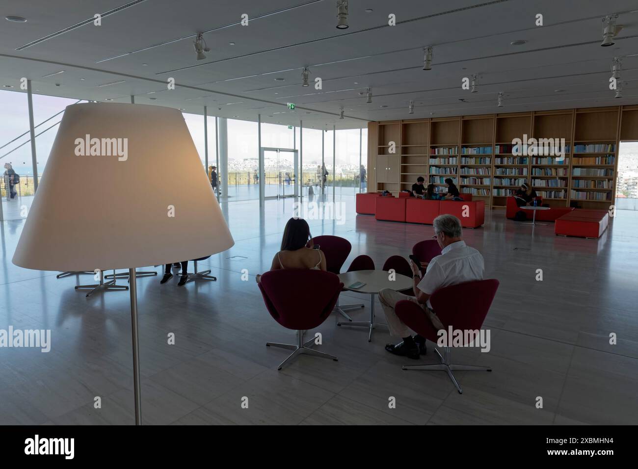 Reading room in the cultural centre of the Stavros Niarchos Foundation ...