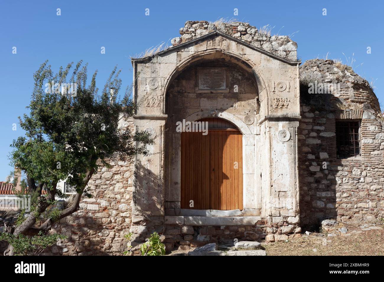 Madrasah gate, remnant of an Islamic Koran school from the Ottoman ...