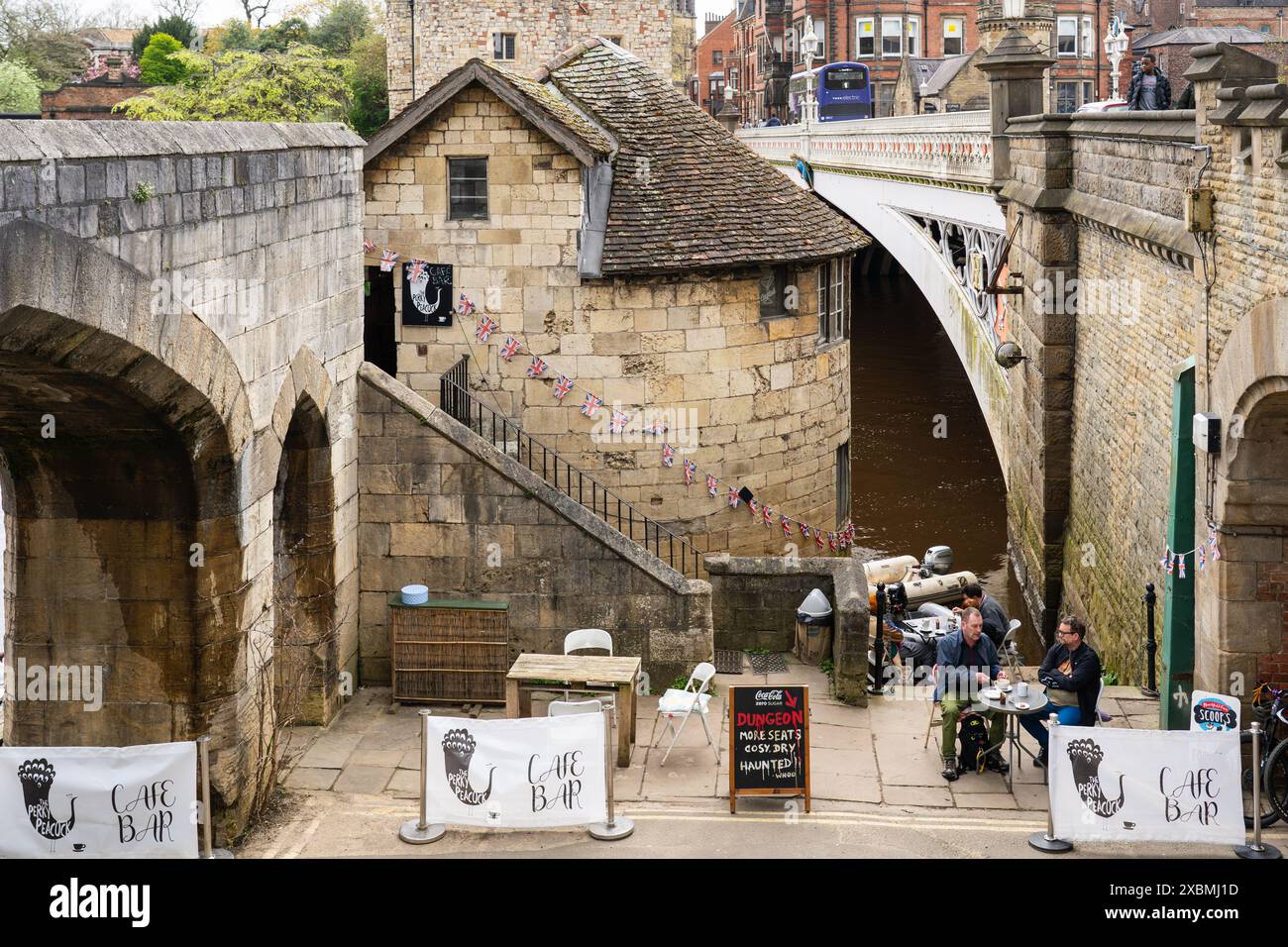 The Perky Peacock cafe and bar Stock Photo - Alamy