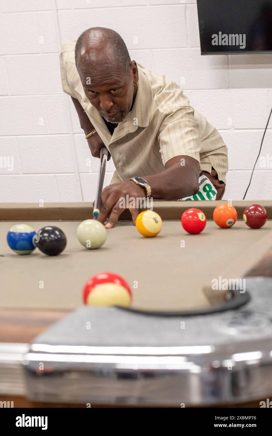 Detroit, Michigan - Pool competition at the Detroit Senior Olympics ...