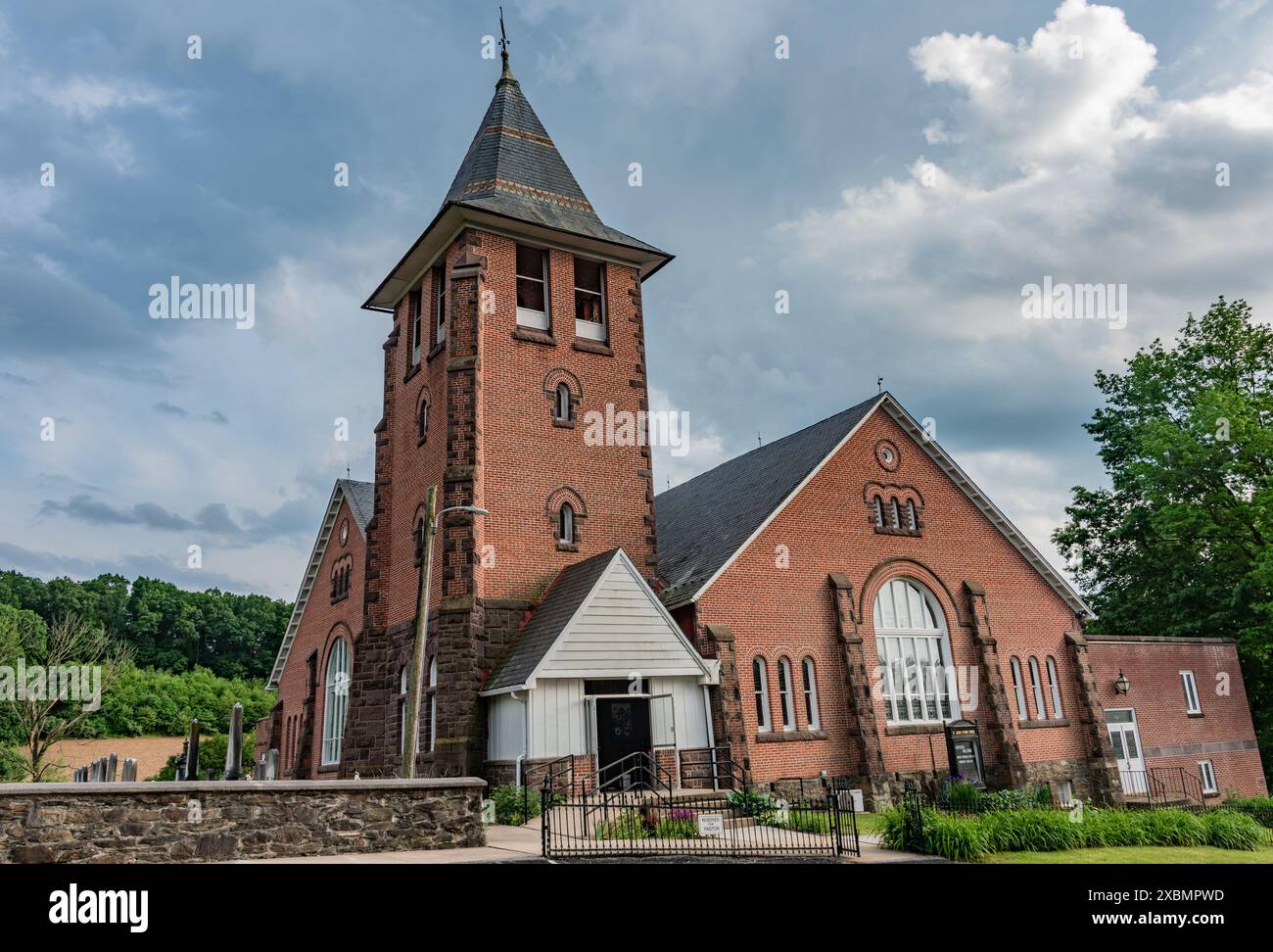Historic brick cemetery entrance hi-res stock photography and images ...