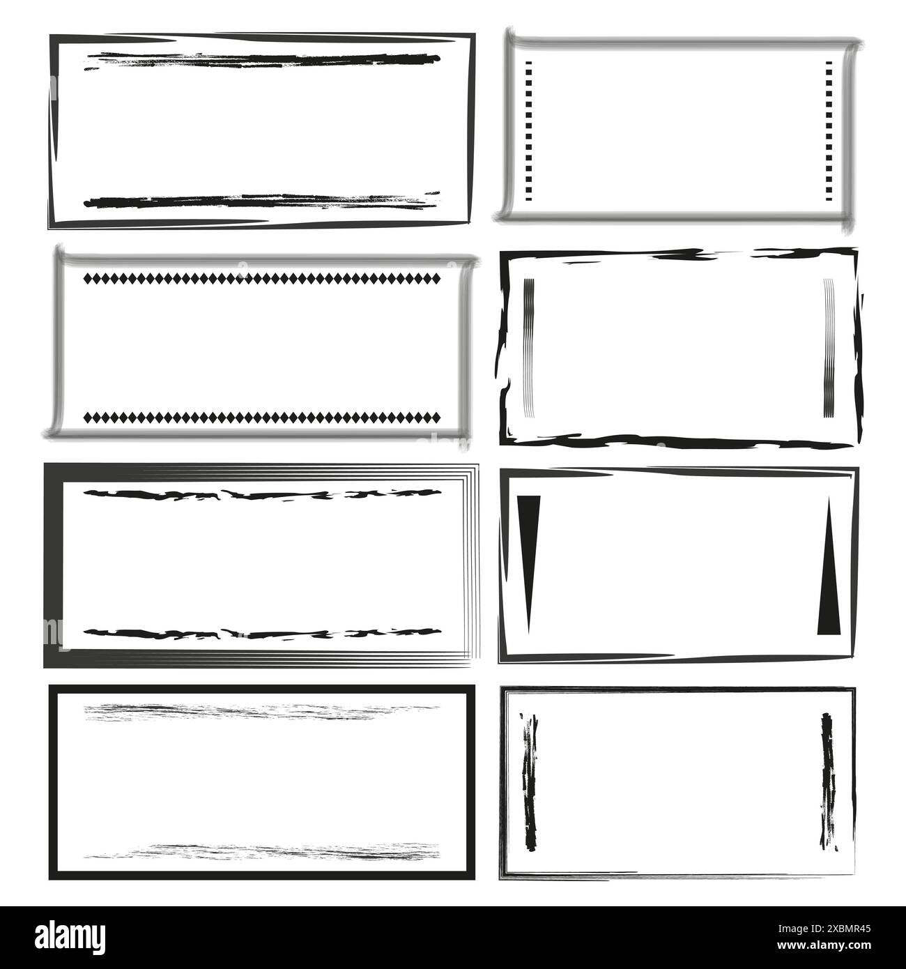 Rectangle frames grunge hi-res stock photography and images - Alamy