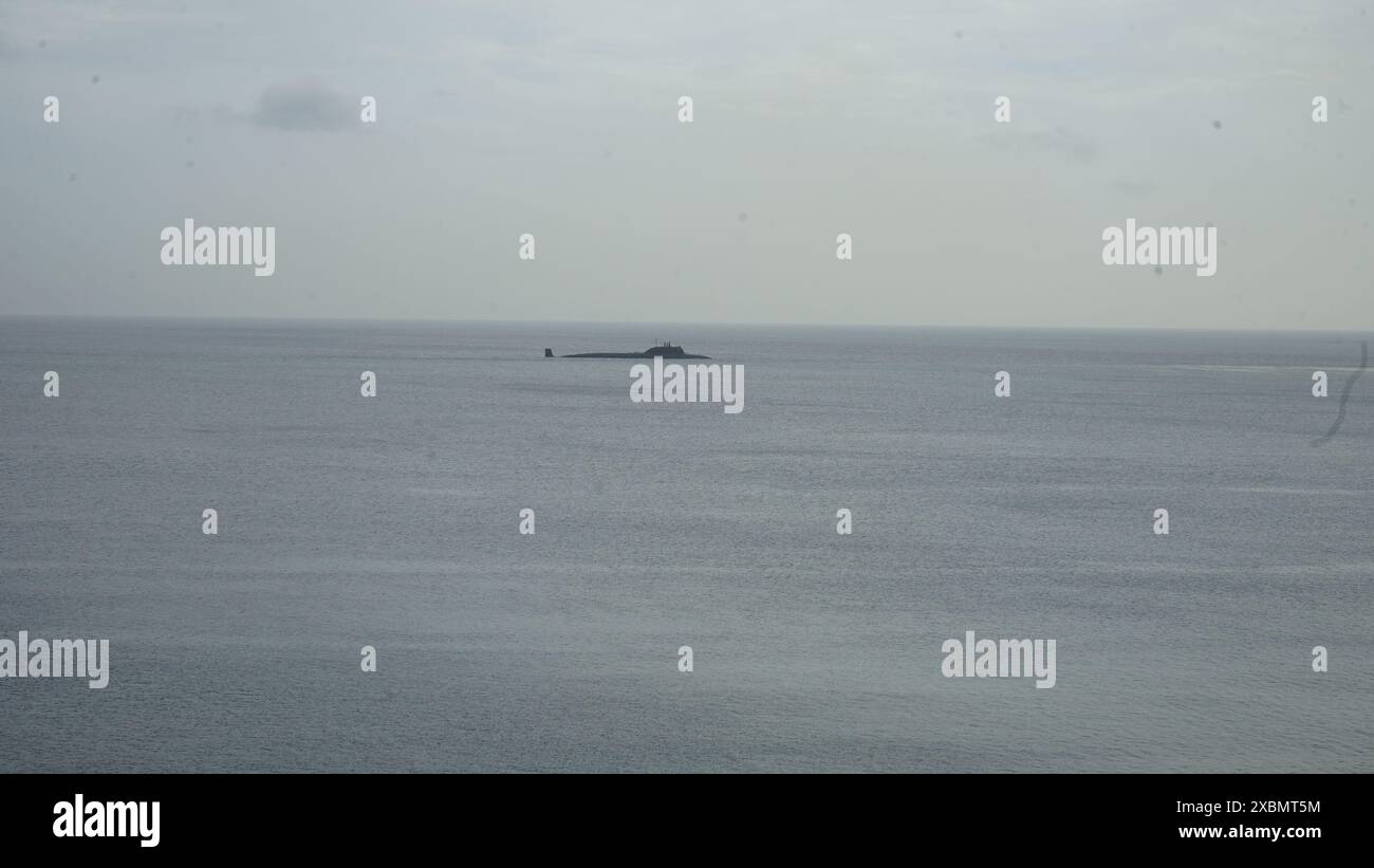 Havana, Cuba. 12th June, 2024. Russian nuclear-powered submarine Kazan ...