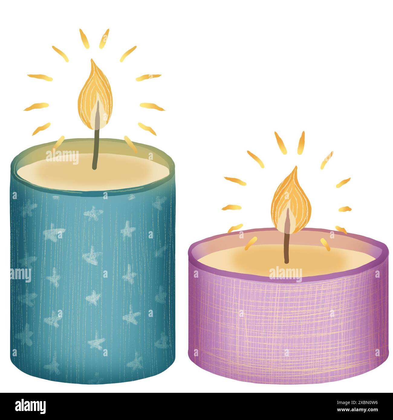 Cartoon wax candle hi-res stock photography and images - Alamy