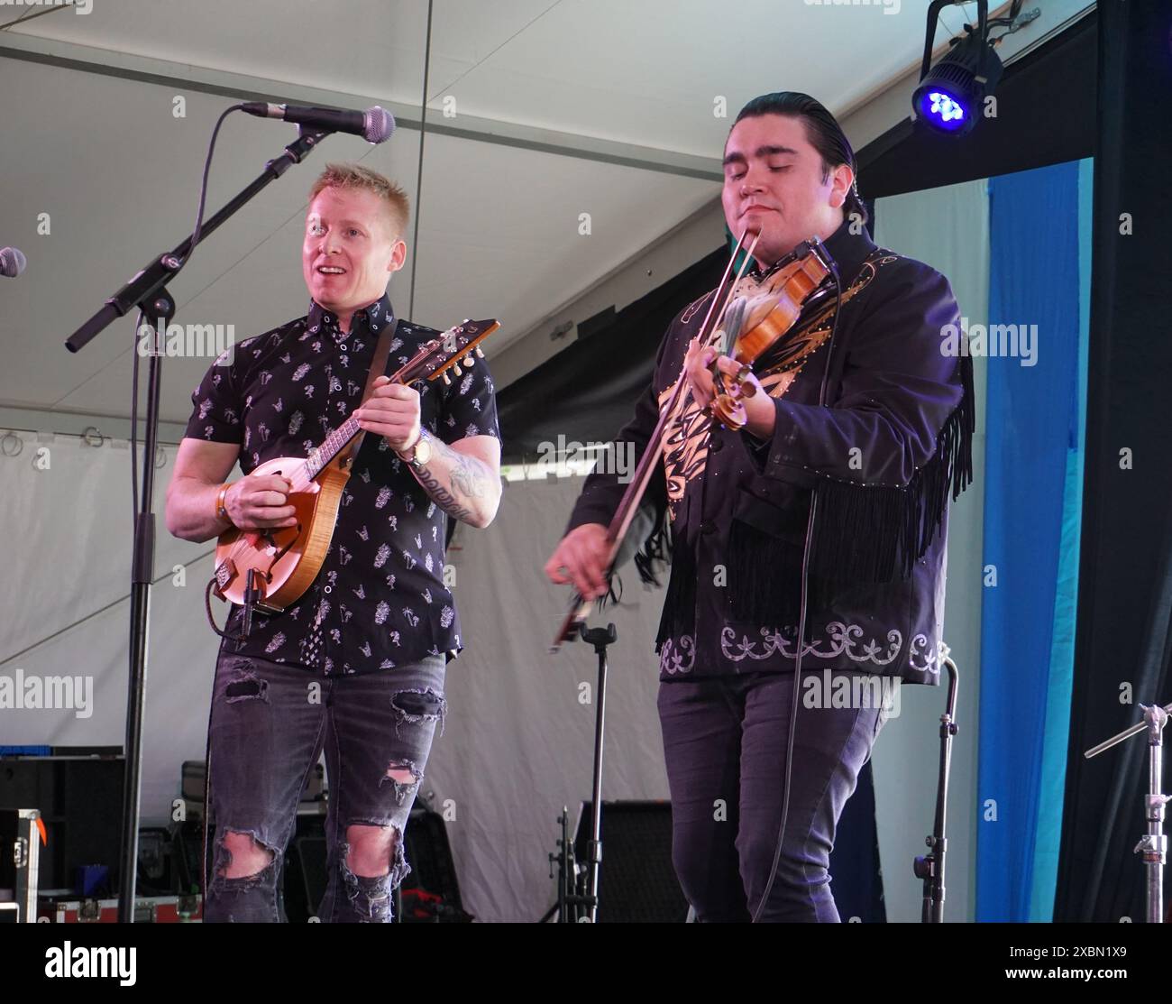 Morgan Toney performing at Paddlefest 2024 Stock Photo - Alamy