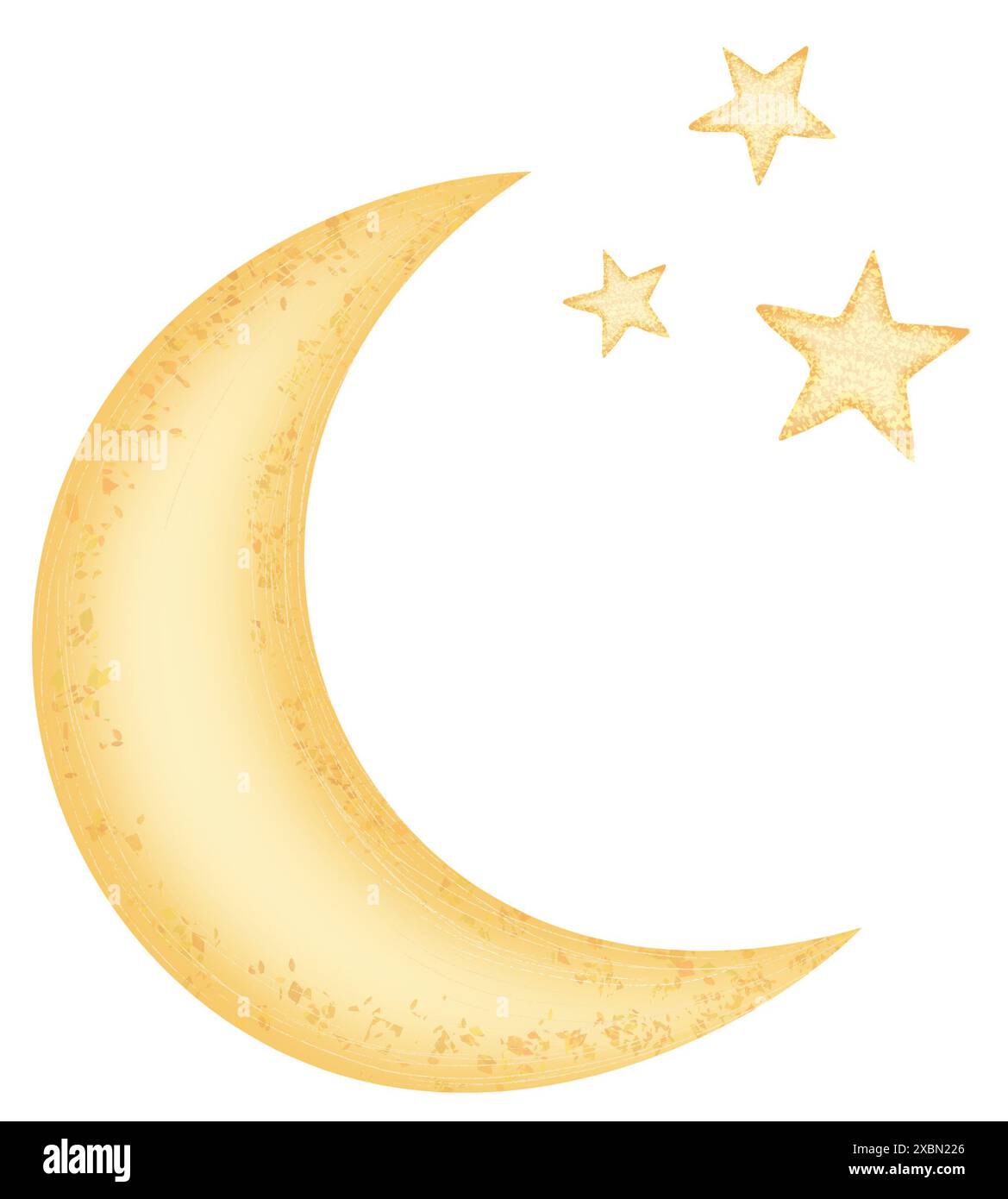 Moon and stars clipart hi-res stock photography and images - Alamy