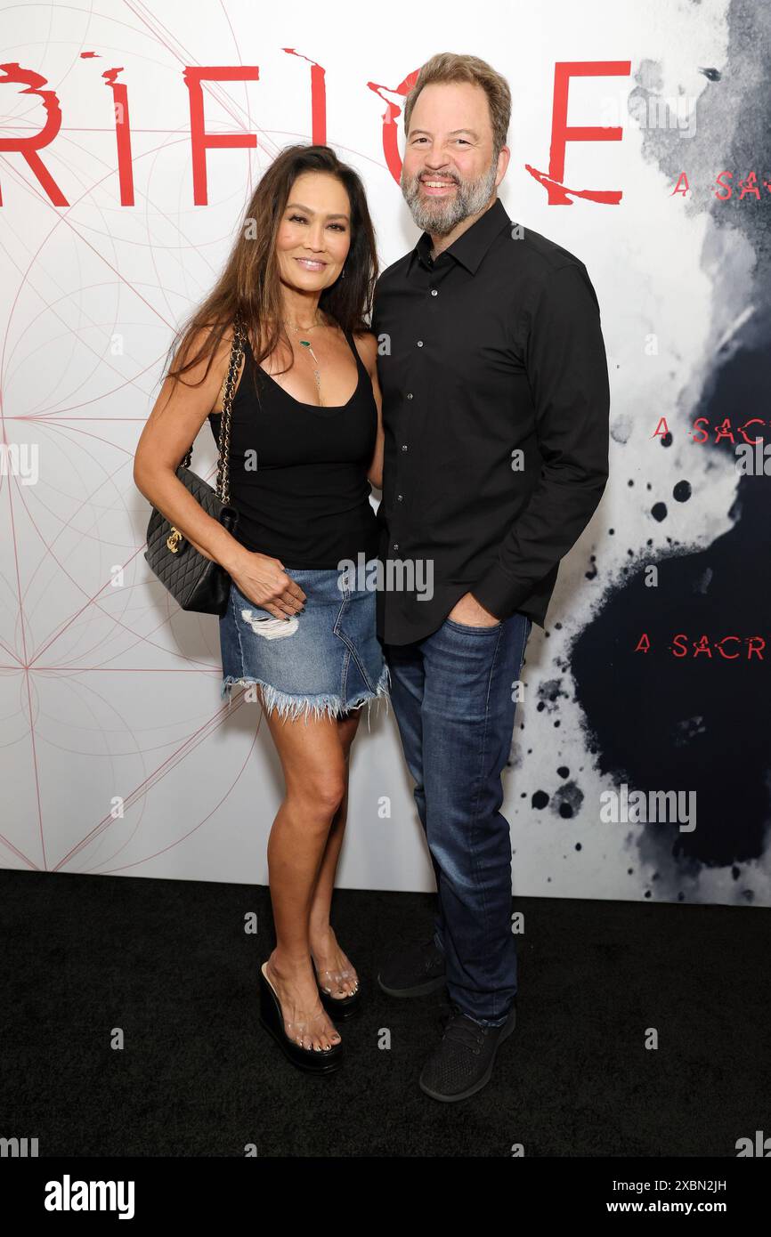 West Hollywood, Ca. 12th June, 2024. Tia Carrere and Paul Debevec at ...