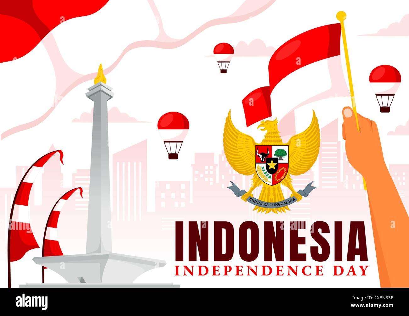 Indonesian traditional competition Stock Vector Images - Alamy