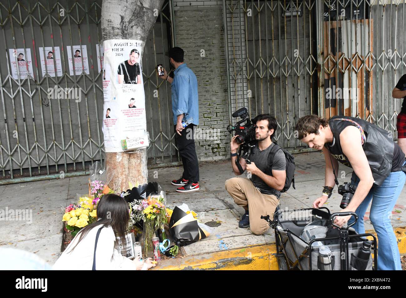 Los Angeles, California, USA 12th June 2024 Actor Johnny Wactor Press ...