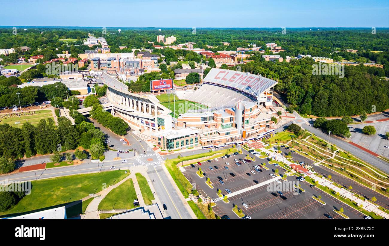 Clemson, SC - June 8, 2024: Memorial Stadium on the Clemson University ...