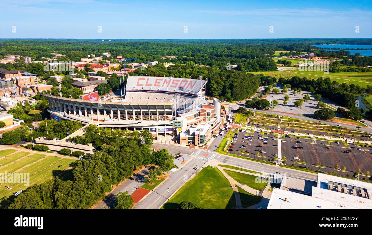 Clemson, SC - June 8, 2024: Memorial Stadium on the Clemson University Campus Stock Photo - Alamy