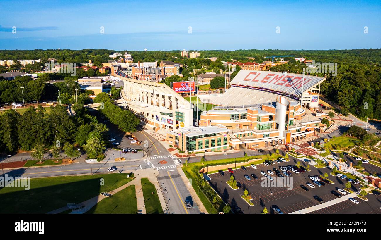 Clemson, SC - June 8, 2024: Memorial Stadium on the Clemson University ...